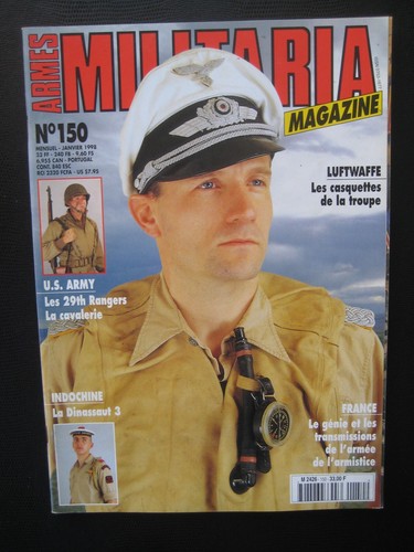 MILITARIA Magazine n° 150 -CASQUETTES LUFTWAFFE -29th RANGERS US ARMY ...