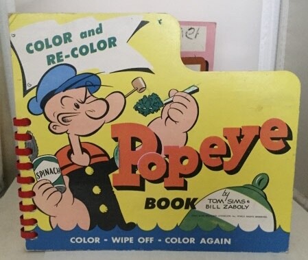 Popeye Book Color and Re-Color | eBay