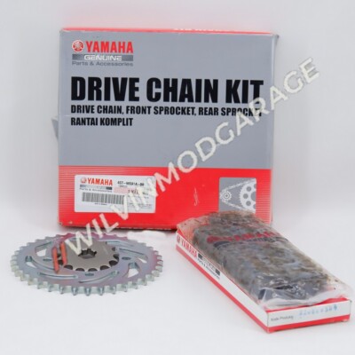 Original Yamaha RX-King RXK RX135 Gear Set Drive Chain Kit Sprocket 4ST ...
