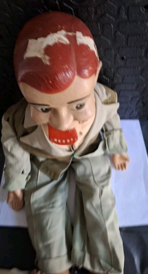 JERRY MAHONEY 24” Ventriloquist Dummy Puppet Figure Doll Vintage 1950s ...