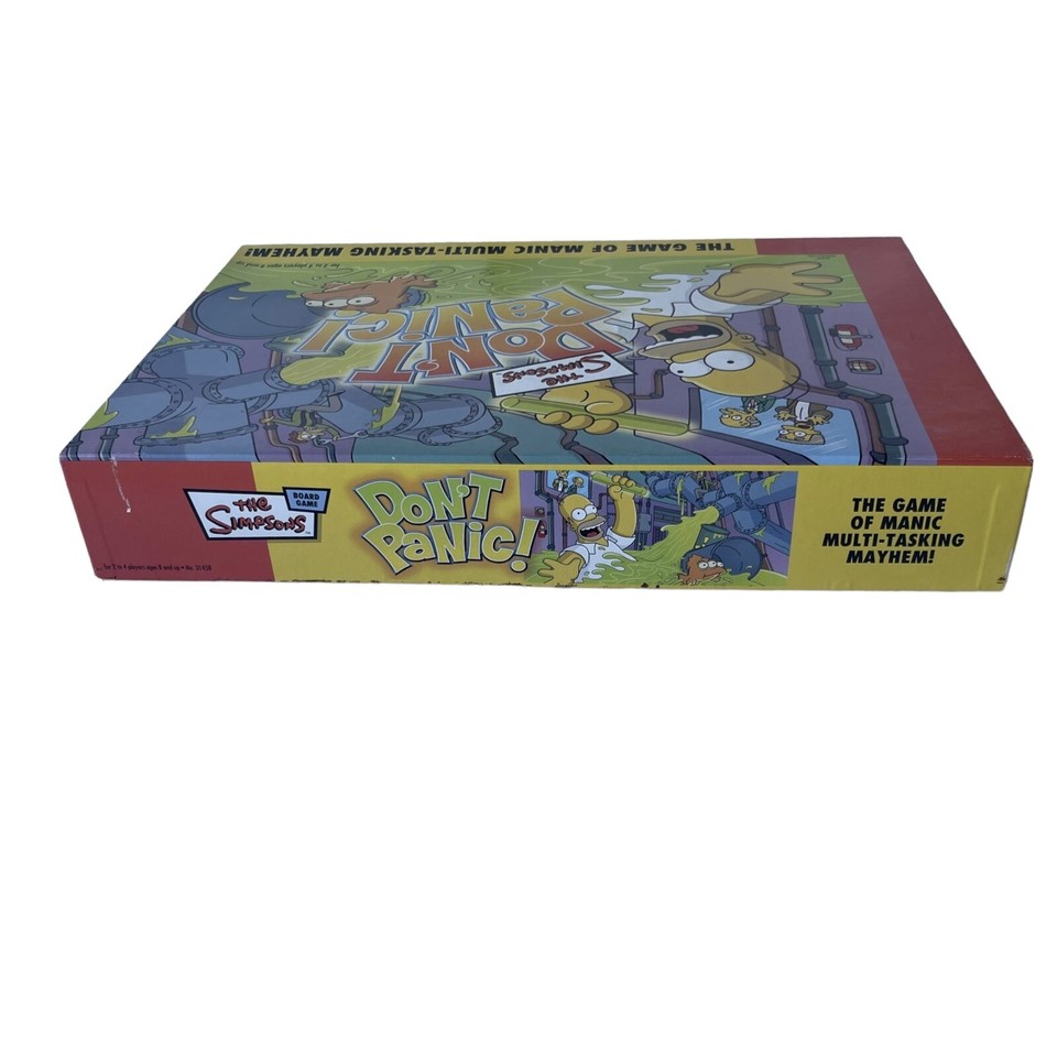 The Simpsons Don't Panic Board Game Complete 20th Century Fox 2005 | eBay