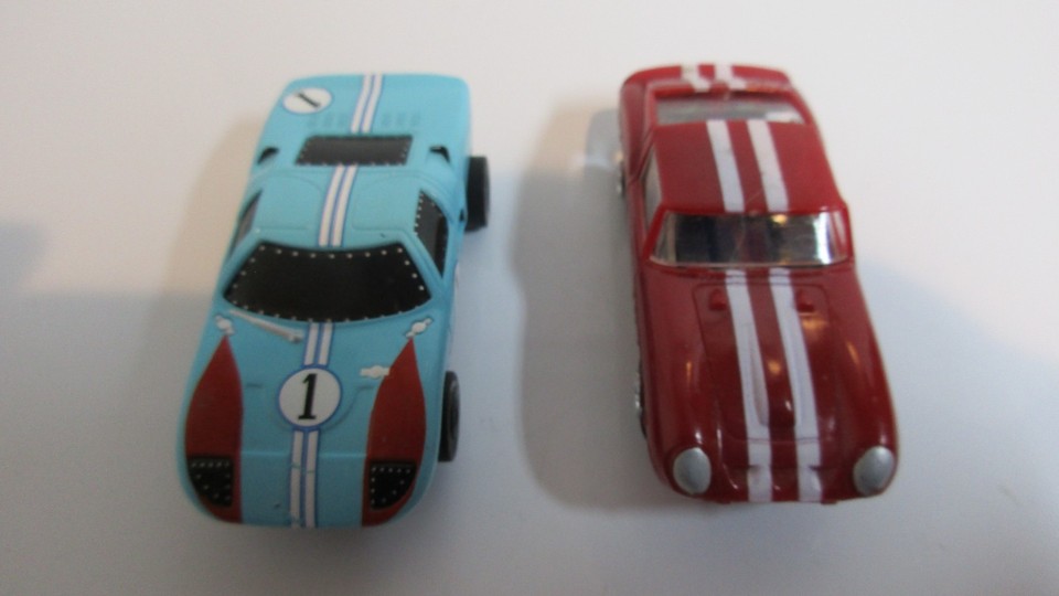 AFX GT40 slot car and Eldon Ferrari slot car untested | eBay