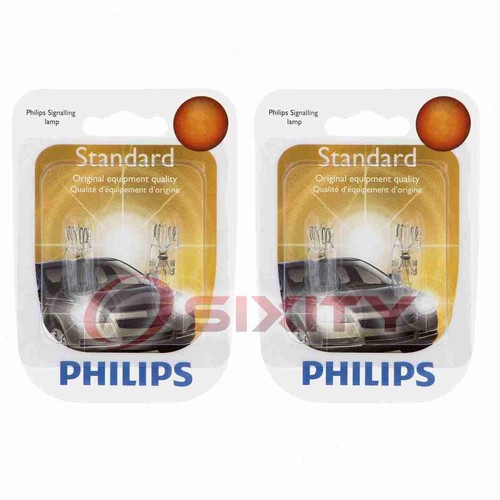 2 pc Philips License Plate Light Bulbs for GMC Acadia Envoy Envoy XL ...