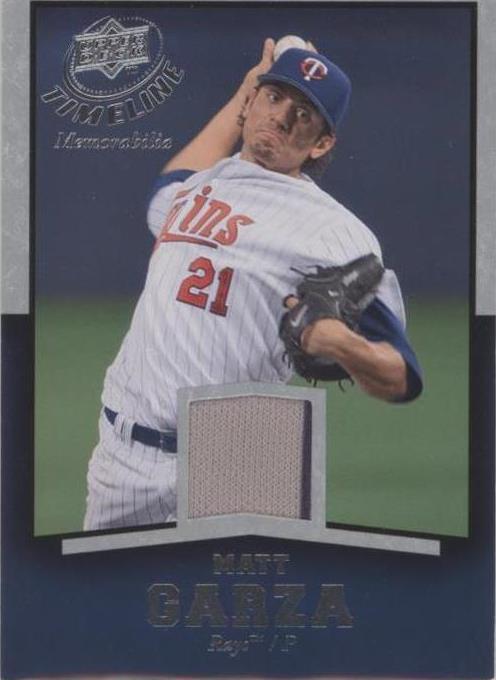 2008 Upper Deck Timeline - Memorabilia Matt Garza #TM-MG (MEM) for sale ...