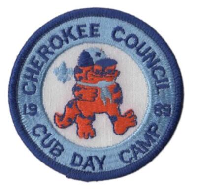 1989 Cub Day Camp Cherokee Council BSA Patch BL Bdr. [VA-4505] | eBay