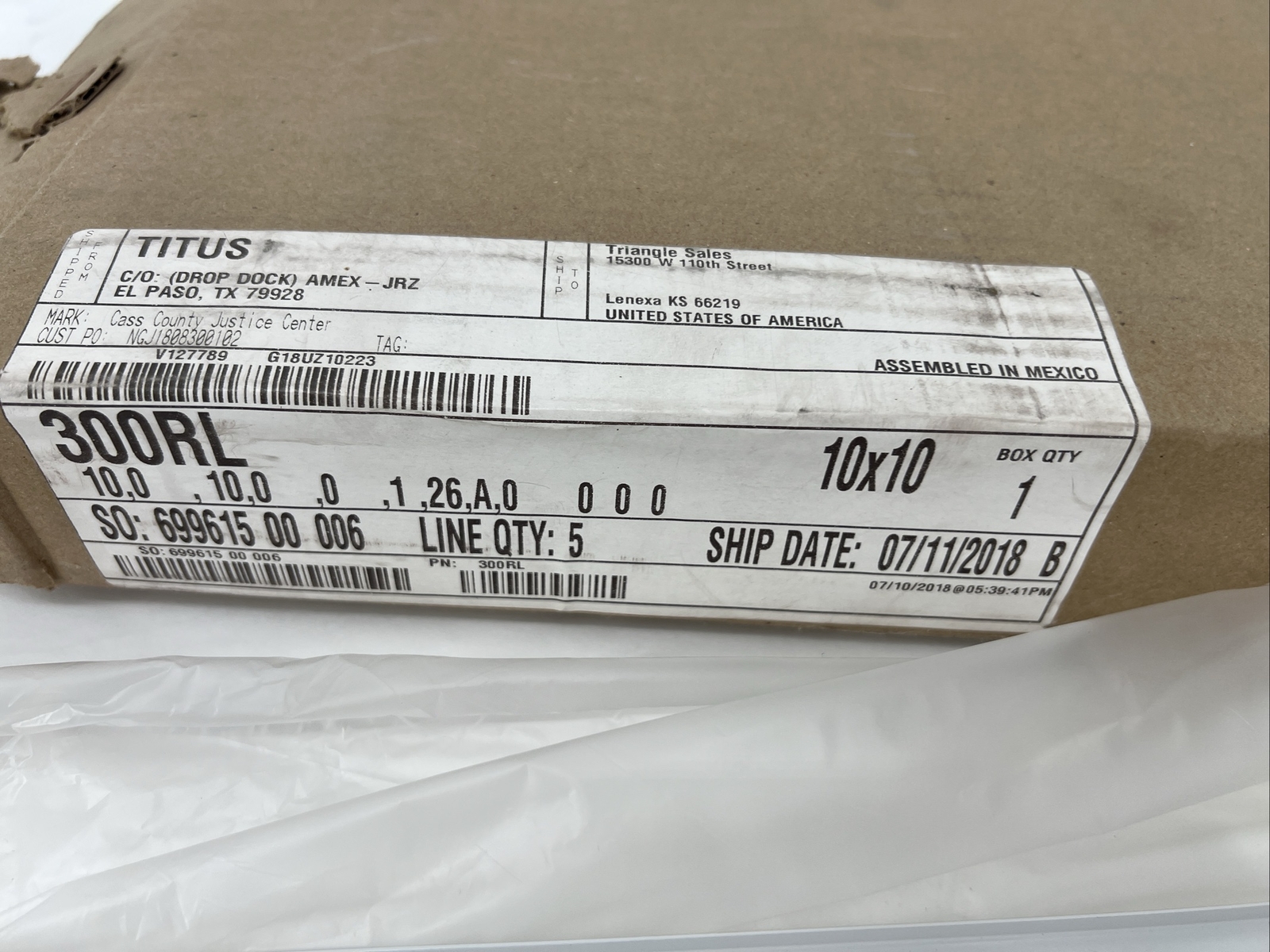 Titus 300RL Steel Double Deflection Supply Grille 10 X 10~ White | eBay