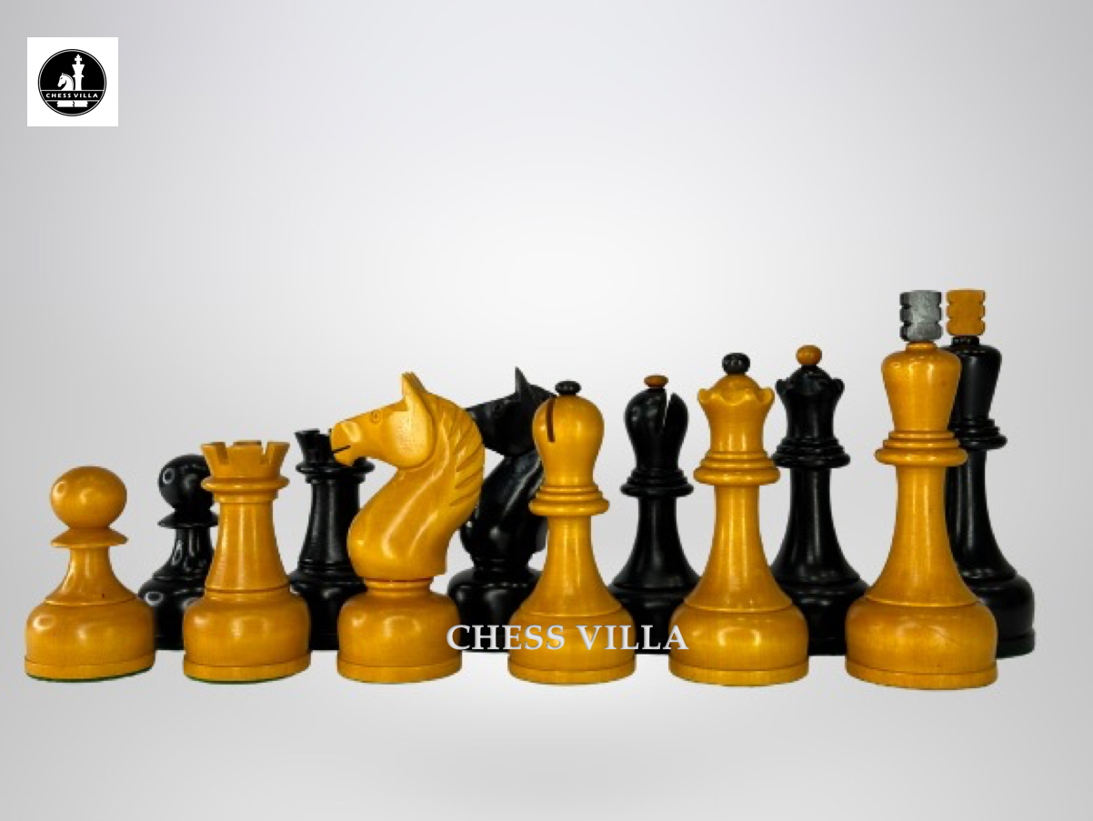 4" Soviet Tal Chess Pieces Only Set -1960's Soviet Championship Repro ...