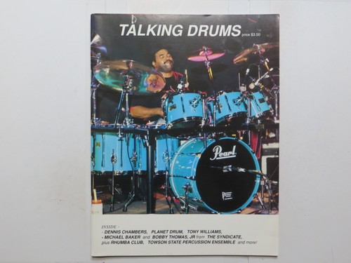 Talking Drums Vol 1 Nm 1 1990 PREMIERE Dennis Chambers Vinx Brad Heaney ...