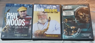 Jazz DVD 3 Lot- Schuur, Drew, Shank & Woods All Clean 4 Discs Total ...