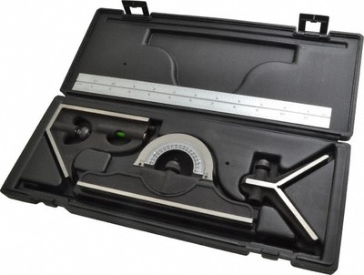 TESA Brown & Sharpe 4 Piece, 12" Combination Square Set | eBay