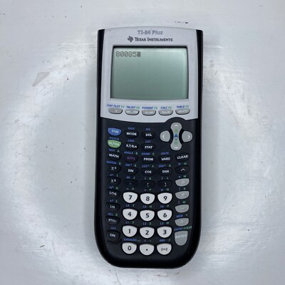 Texas Instruments TI-84 Plus Navy Blue With Charger Cord | eBay