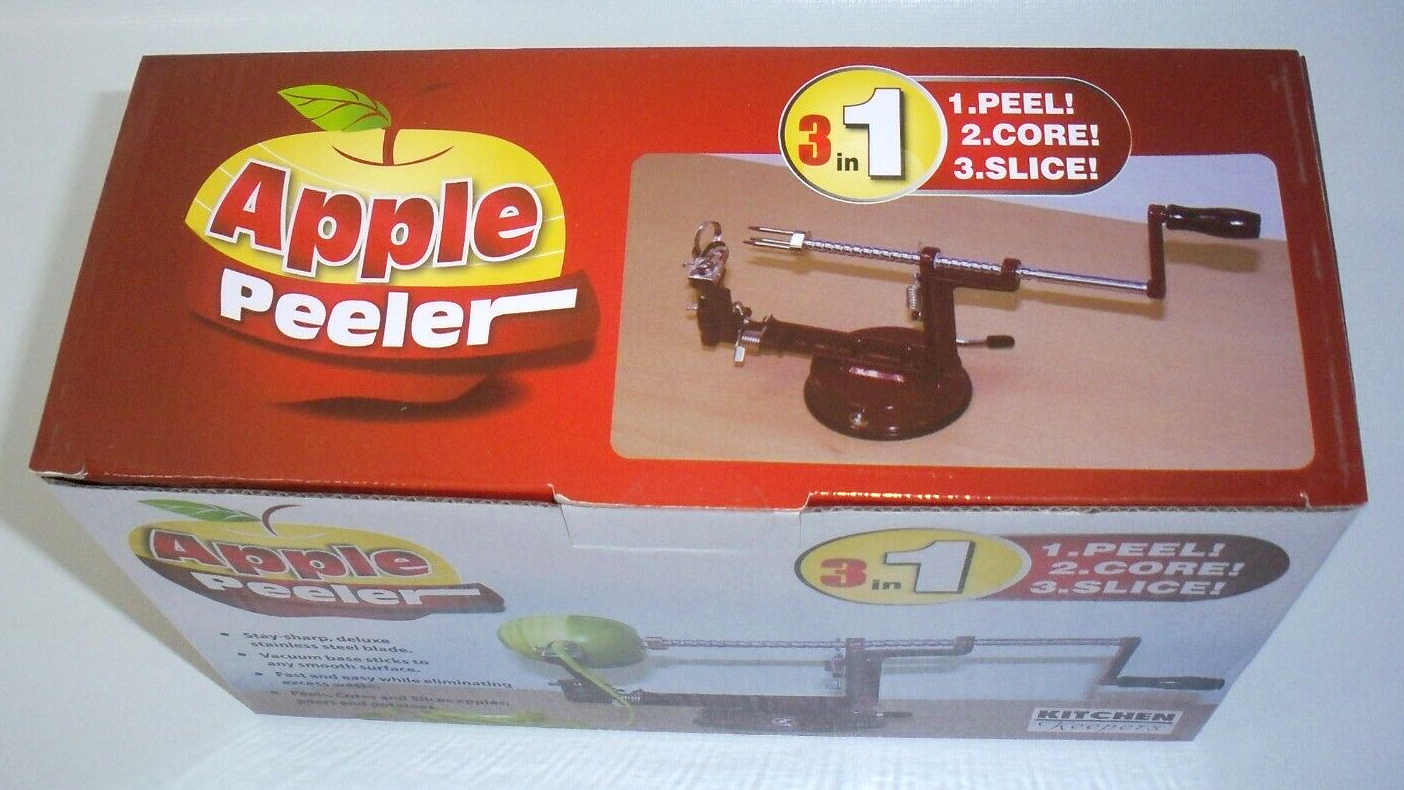 Kitchen Keepers Apple Peeler Slinky Machine Fruit Cutter Slicer Corer 3 ...