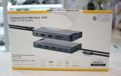 ALOGIC Universal 12 in 1 Mini Dock Triple Full HD Display - DV3 ...