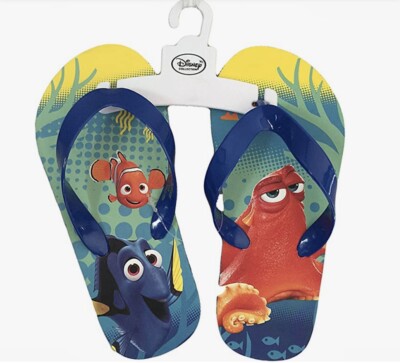 Disney Pixar Finding Dory Nemo Toddler Flip Flops Sandals Size Medium 7 ...
