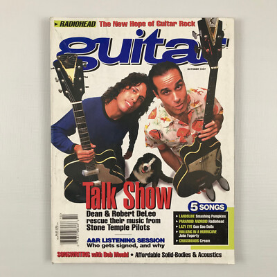 Guitar Magazine October 1997 Subscription Edition Cover: Dean & Robert ...