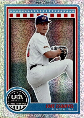 2025 USA Baseball Stars and Stripes Opening Day #61 Luke Esquivel Team ...
