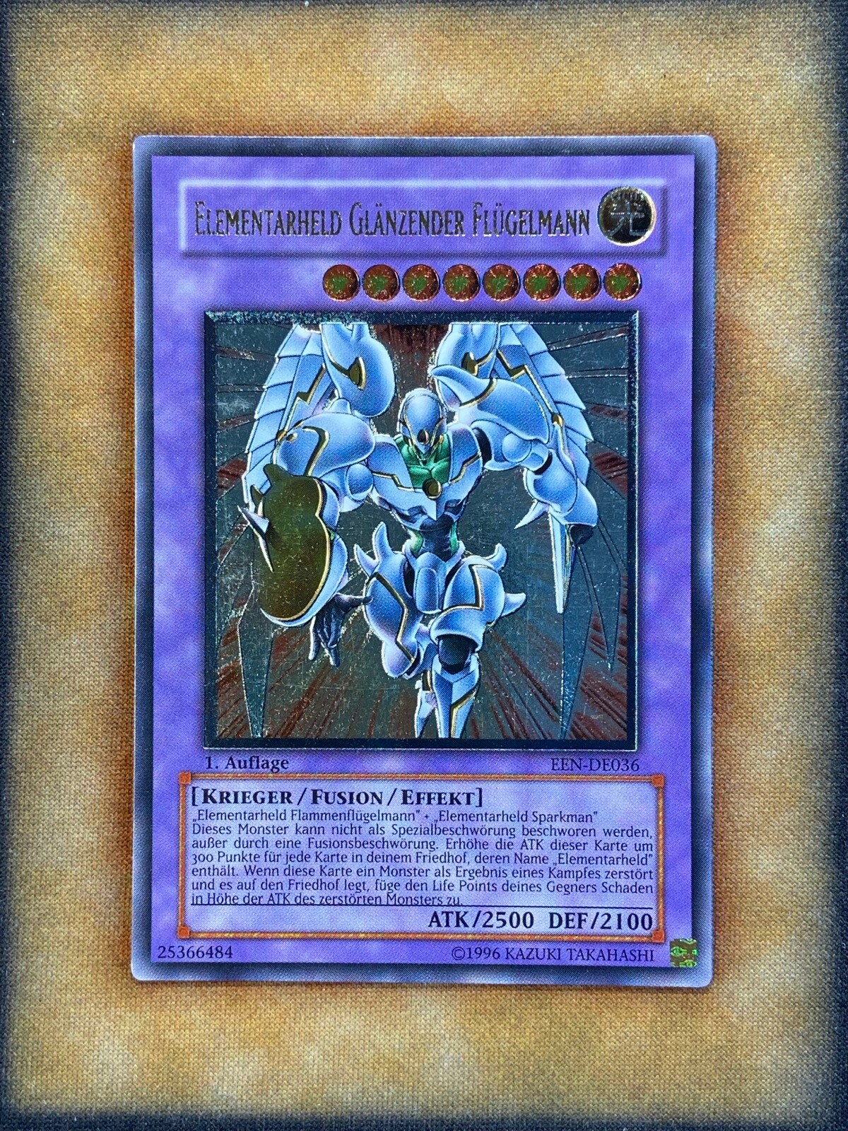 Yugioh Elemental Hero Shining Flare Wingman EEN-EN036 Ultimate 1st Ed ...