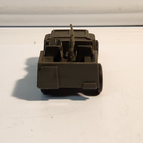 Vintage ELDON Plastic WW2 US Jeep w/MG & US Marine Standing Firing ...