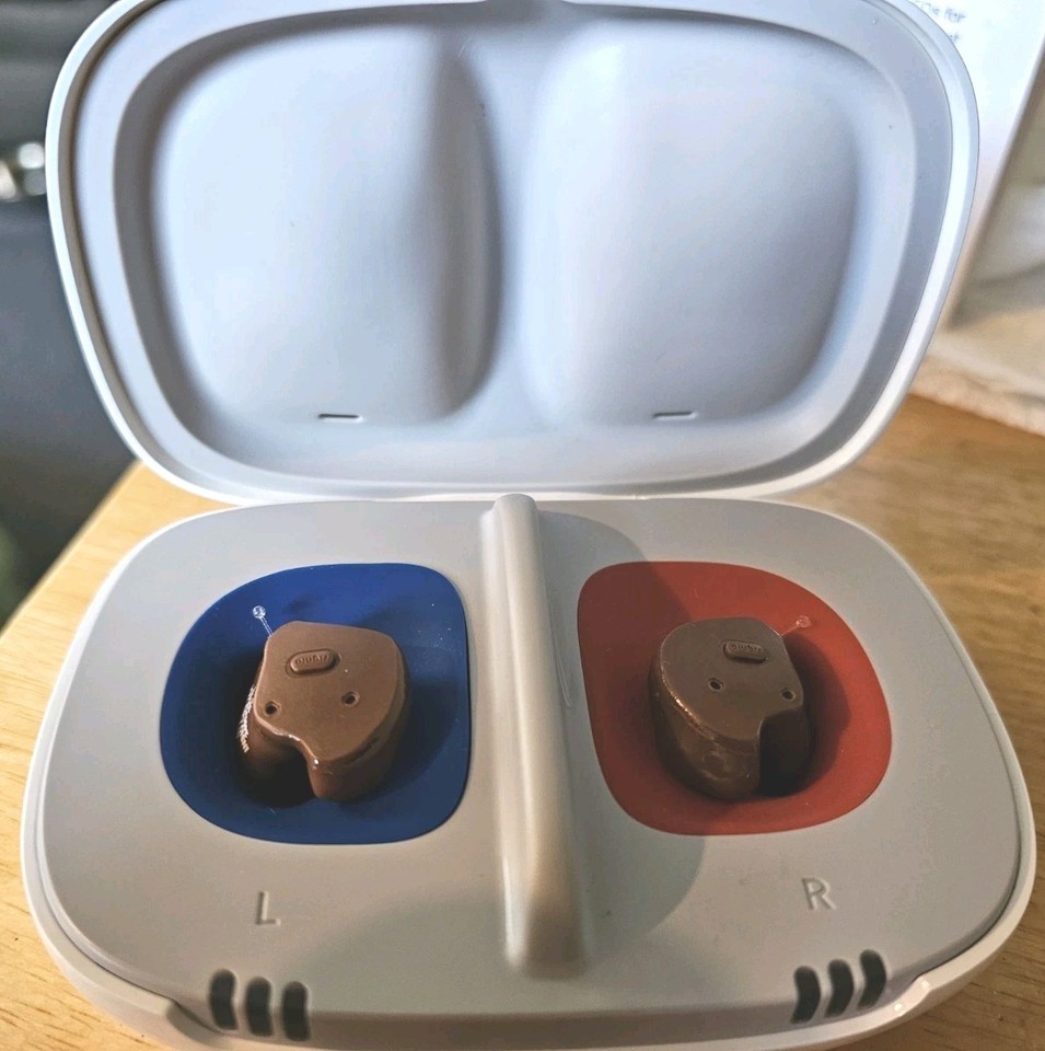 Signia Insio 2AX Charge & Go C&G Hearing Aids Pair + Charger Complete ...