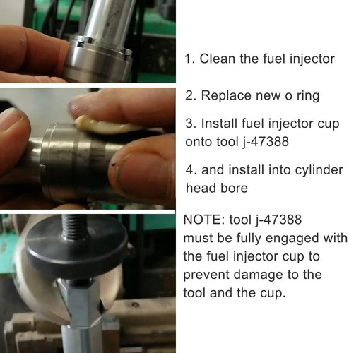 For Detroit Diesel DD13 DD15 Injector Cup Nozzle Tube Remover and ...