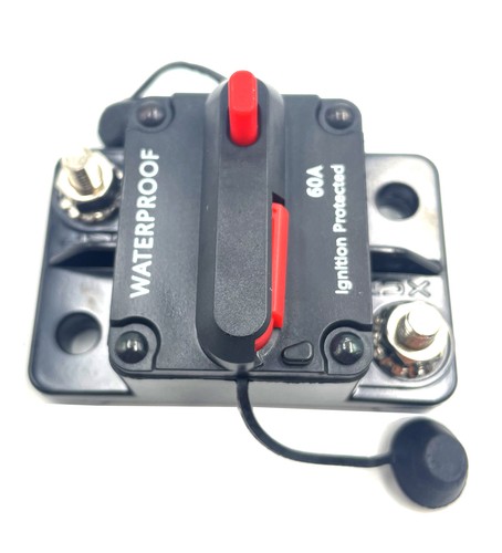Waterproof Inline Fuse Inverter 60 Amp Circuit Breaker with Switch ...