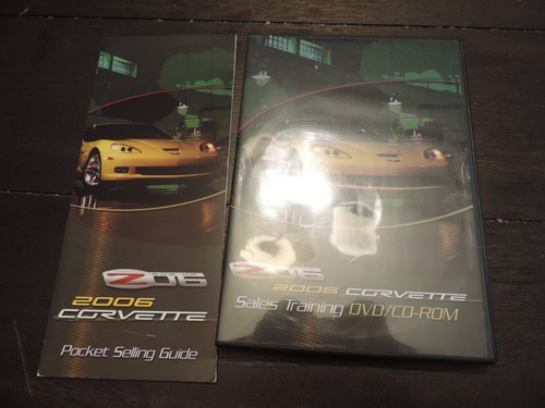 2006 CORVETTE C6 / ZO6 SALES MANUAL WITH HIGHLIGHTS AND TRAINING DVD ...