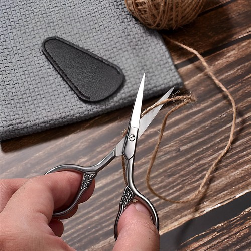 2 Pcs Small Grooming Scissors Stainless Steel Beauty Scissors for Men ...