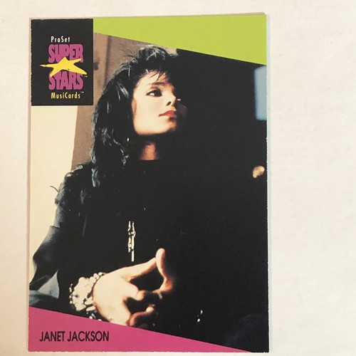 Janet Jackson Trading Card Musicards Super Stars #57 | eBay