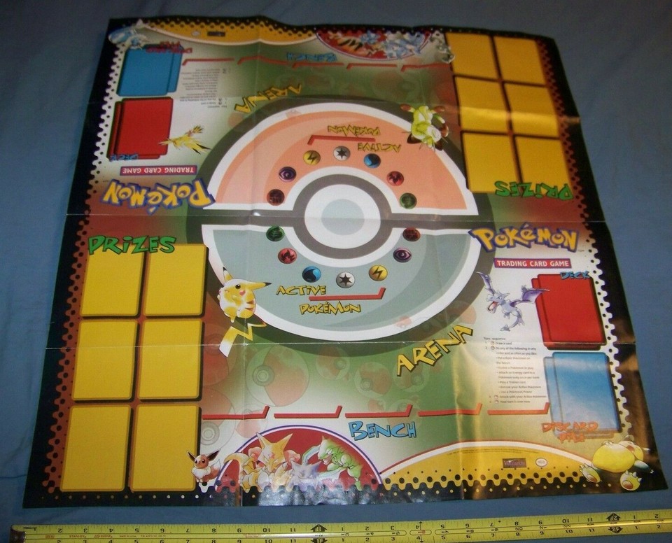 Pokémo "Deck Construction Guide" & Arena (Two-Sided) Poster Vintage ...