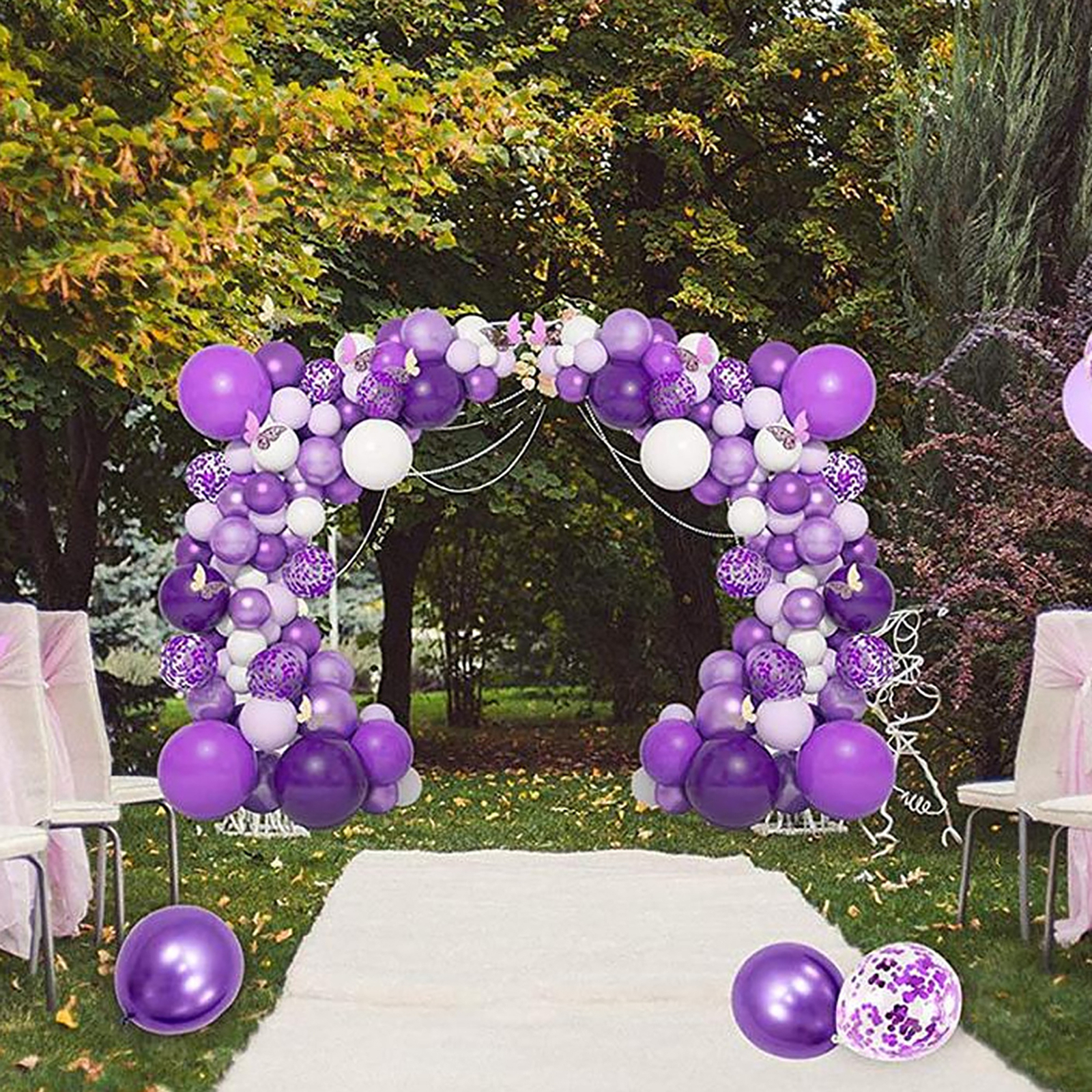 1 Set Balloon Arch Set Multi-functional Reusable Happy Festival Garland ...