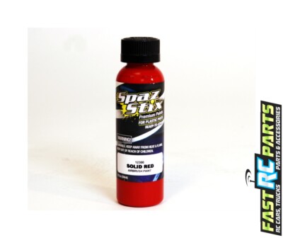 Spaz Stix Solid Red Airbrush Ready Paint 2oz Bottle SZX12300 | eBay