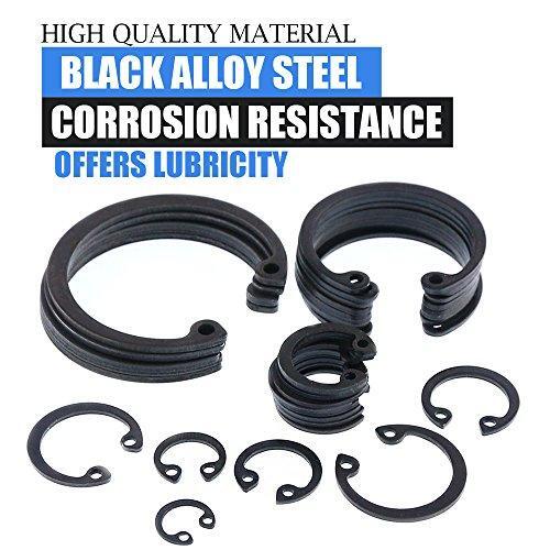 300Pcs 15 Size Metric Internal Circlips Snap Retaining Ring Assortment ...