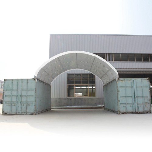 Lagerzelt Container Überdachung 8x6 m Schüttgut Silo Heu Halle ...