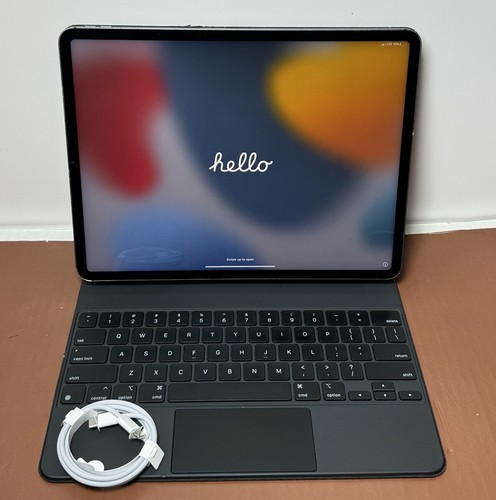 Apple iPad Pro 5th Gen 256GB, Cellular Unlocked 12.9 w Magic Keyboard ...