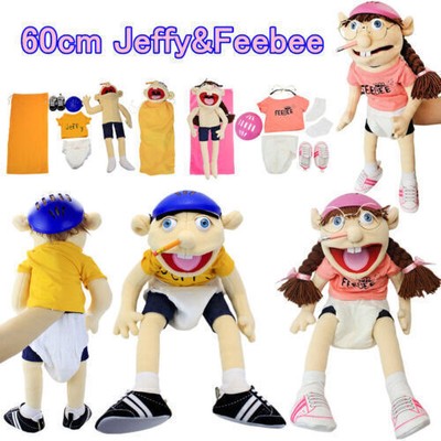60cm Funny Feebee Jeffy Sister Puppet Parent Child Interaction Plush ...