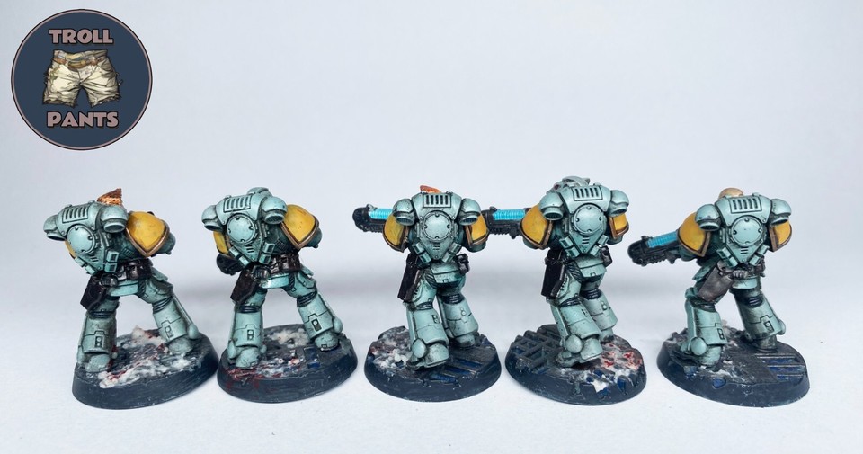 Warhammer 40k - 5 Space Wolves Primaris Hellblasters Squad - Space ...
