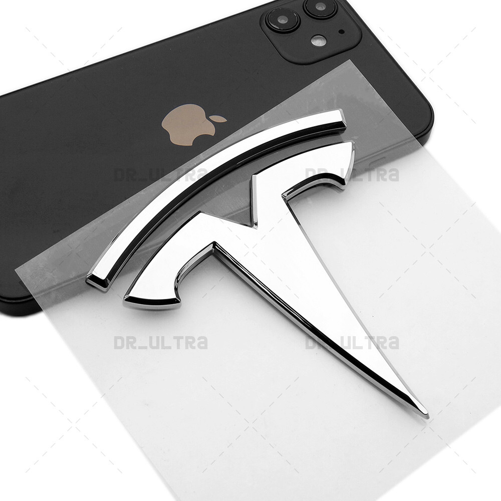 Tesla Model X Rear Liftgate Lid T Nameplate Logo Badge Emblem Sport OEM ...