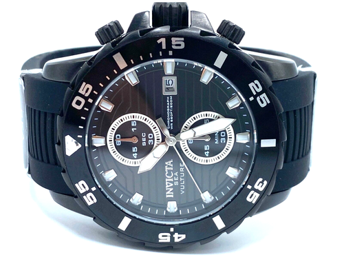 INVICTA WATCH Sea Vulture 35037 46mm VD51 Quartz 3 Year Warranty NO BOX ...