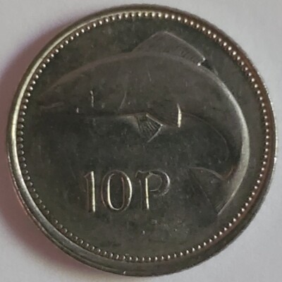 Ireland 10p/Ten Pence coin, 1994, KM# 29, circulated, See Pics! FREE ...