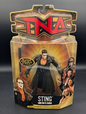 TNA MOC Marvel Sting Figure, Elite, Defining Moment, Basic WWE WCW WWF ...