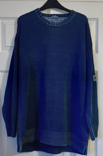 Original Blues denim knitwear men's jumper denim blue size XL | eBay UK