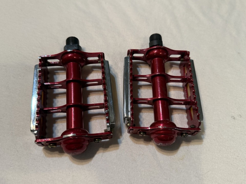 KKT K-MX 9/16 RED RAT TRAP PEDALS OLD SCHOOL BMX GT HUTCH LIGHTNING | eBay