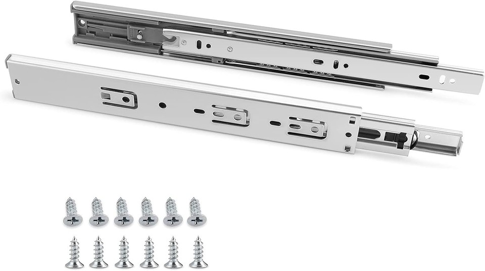 Gobrico 5 Pair of 18 Inch Side Mount 18inch Drawer Slides, 5Pair(10PCS ...