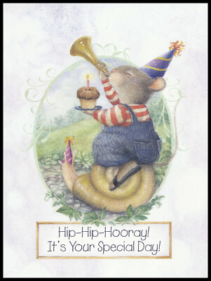 Greeting Card - Mouse - Susan Wheeler - Birthday - 0225 | eBay