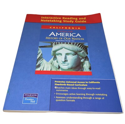 PRENTICE HALL AMERICA HISTORY OF OUR NATION (INTERACTIVE By Pearson VG ...