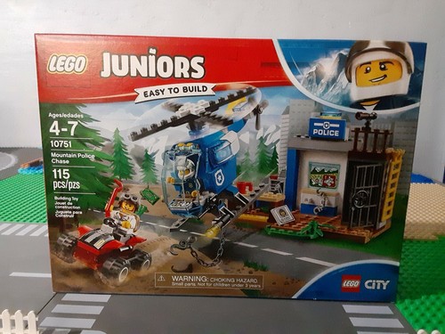10751 MOUNTAIN POLICE CHASE lego legos set NEW town city juniors ...
