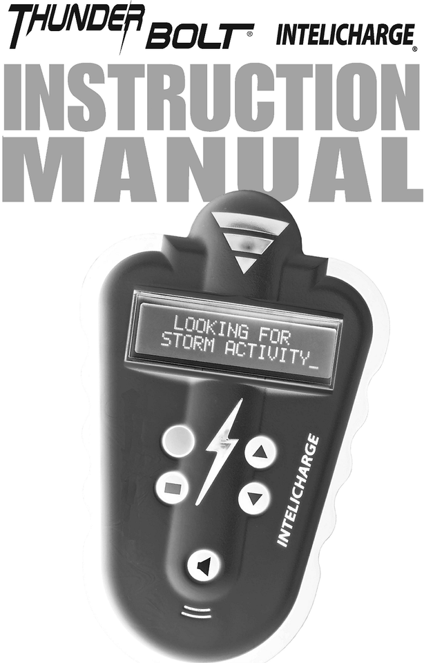 ThunderBolt Lightning Detector - Rechargeable Handheld | Multimessage ...