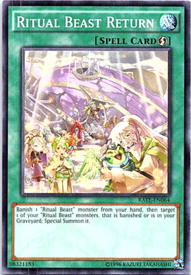 Ritual Beast Return RATE-EN064 Yu-Gi-Oh Card Light Play Unlimited | eBay