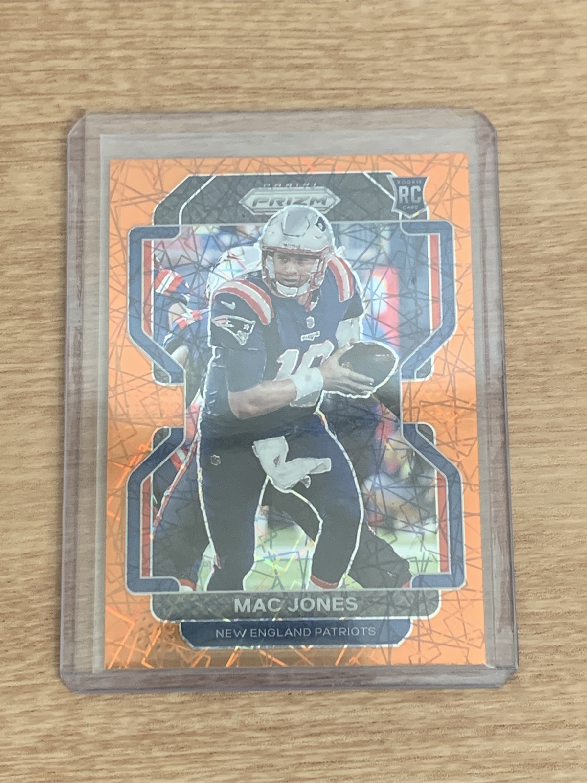 Mac Jones RC Orange Laser Prizm 2021 Panini Prizm Rookie Card 🔥 ...