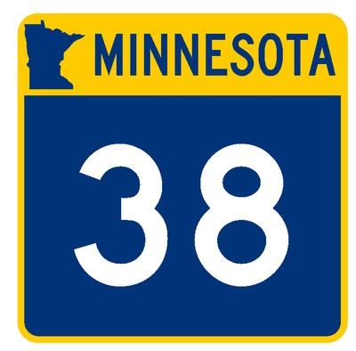 Minnesota State Highway 38 Sticker Decal R1057 Highway Sign Road Sign ...